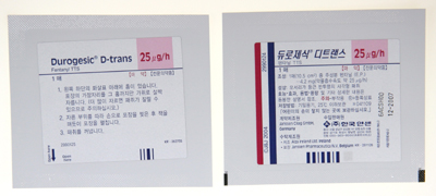 듀로제식 디트랜스 패취 25㎍/h [4.2mg] ( Durogesic D-trans patch 25㎍/h [4.2mg ...